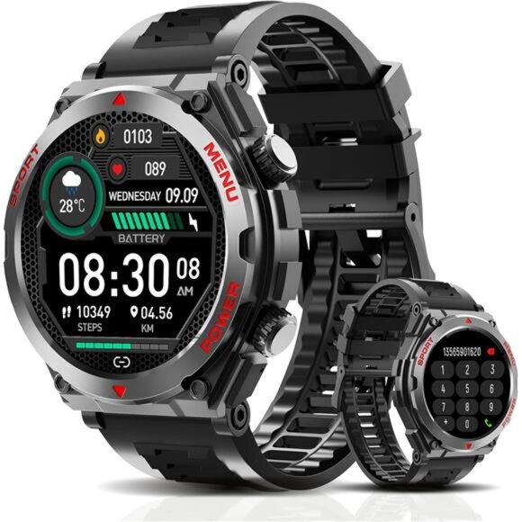 Watches | Accessories | Military Smart Watch 52inch Touch Screen ...